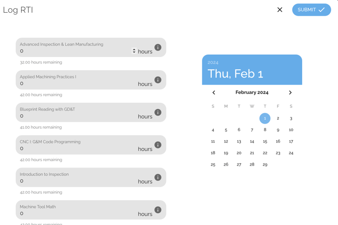 How to Submit, Edit, and Delete OJT/RTI Hours